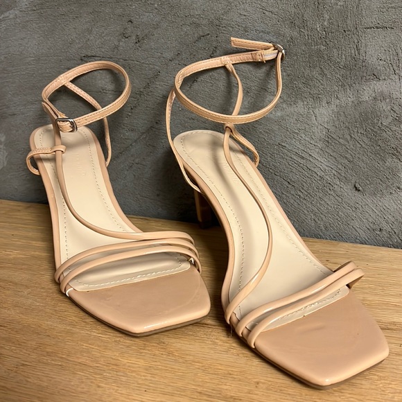 Anne Michelle | Shoes | Anne Michelle Blush Strap Heels Nwot | Poshmark